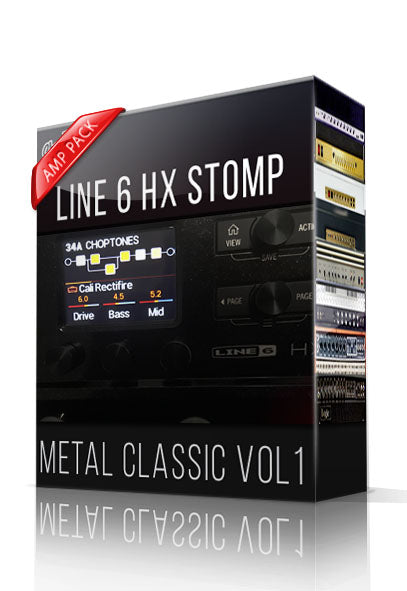 Metal Classic vol1 Amp Pack for HX Stomp – ChopTones